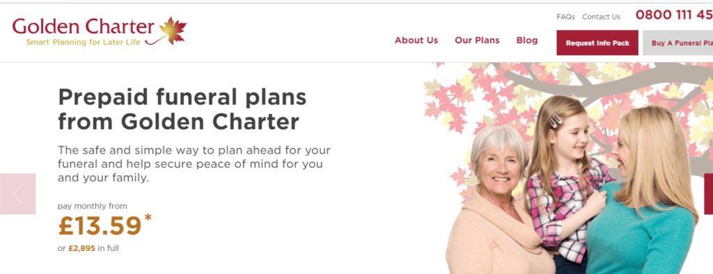 Golden Charter Funeral Plans: October 2025 Prices & Reviews