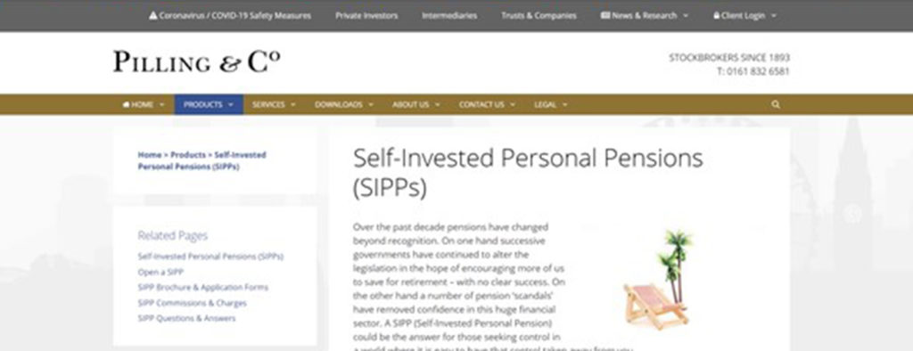 Pilling & Co SIPP 2025 Reviews - Our Life Plan